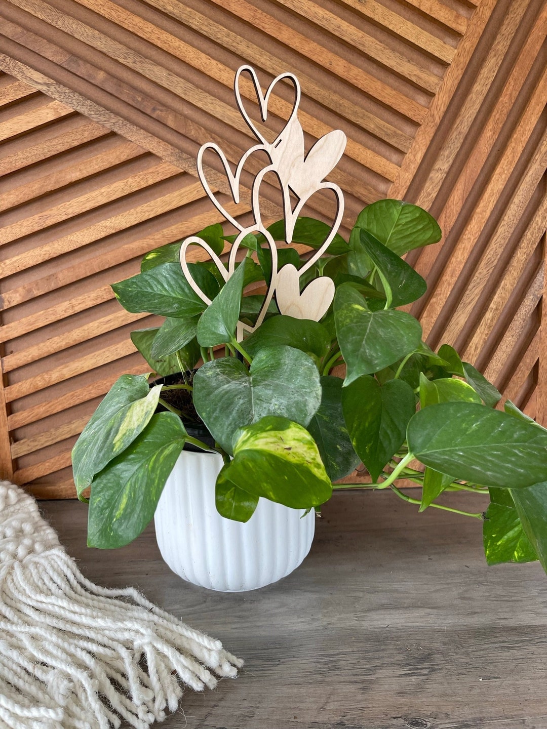 Hearts House Plant Trellis Stake Teacher Appreciation Gift Mother’s Day ...