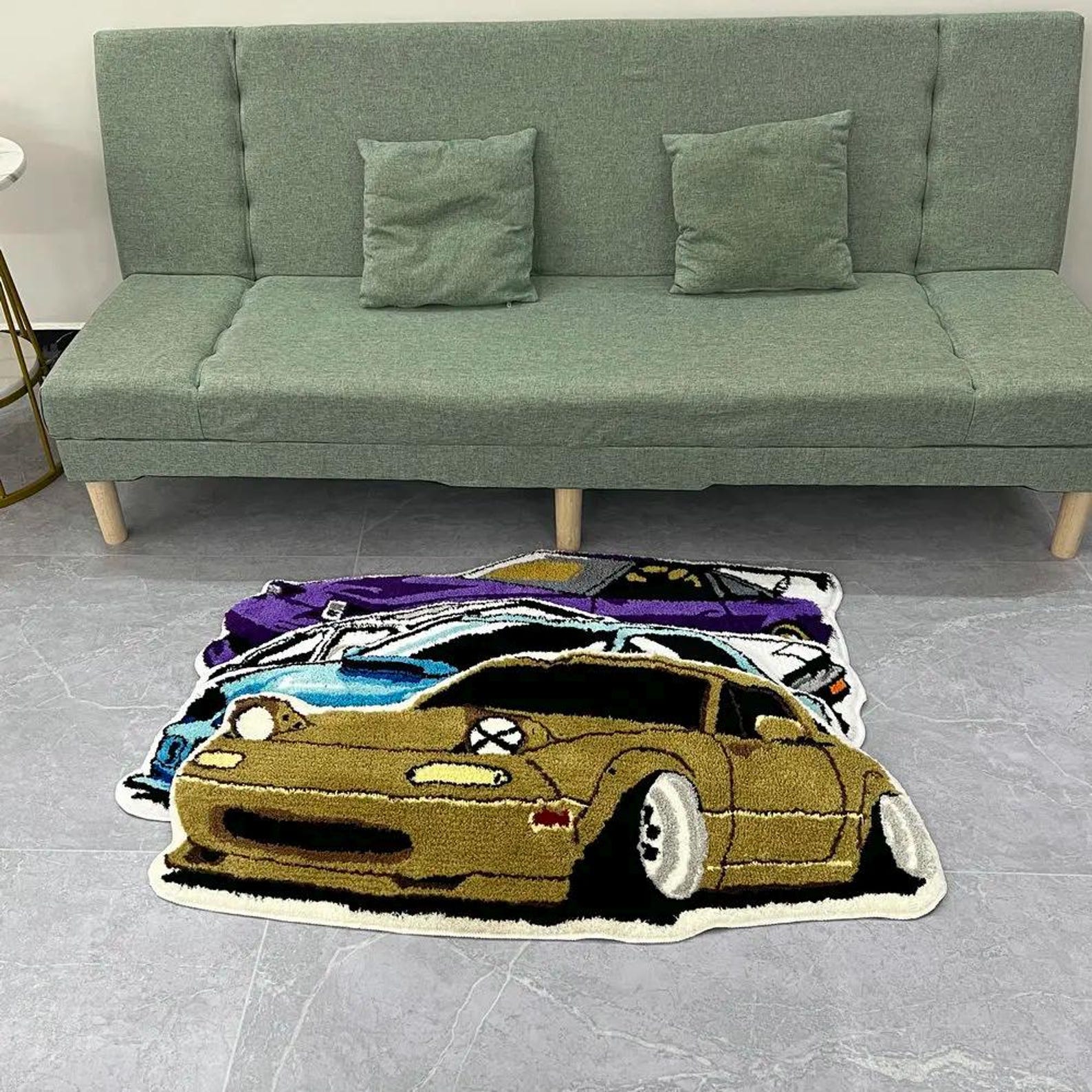 Custom Sports Car 3d Rug - Etsy
