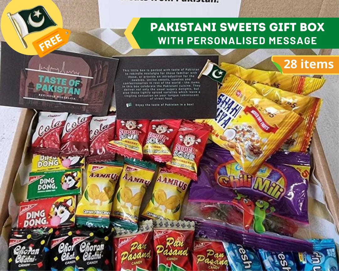 Sweets From Pakistani Halal Sweets Letterbox Gift Candies Gift Box ...