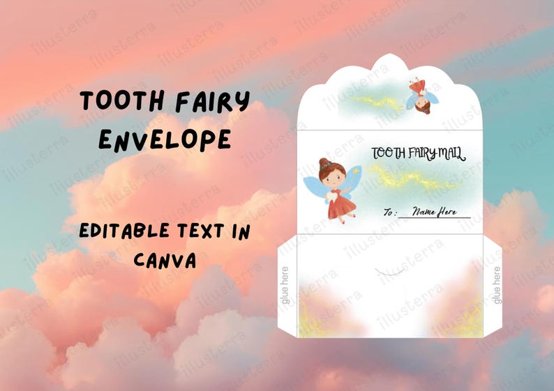 Editable Tooth Fairy Set With Envelope - Tooth Fairy Letter - Fully ...