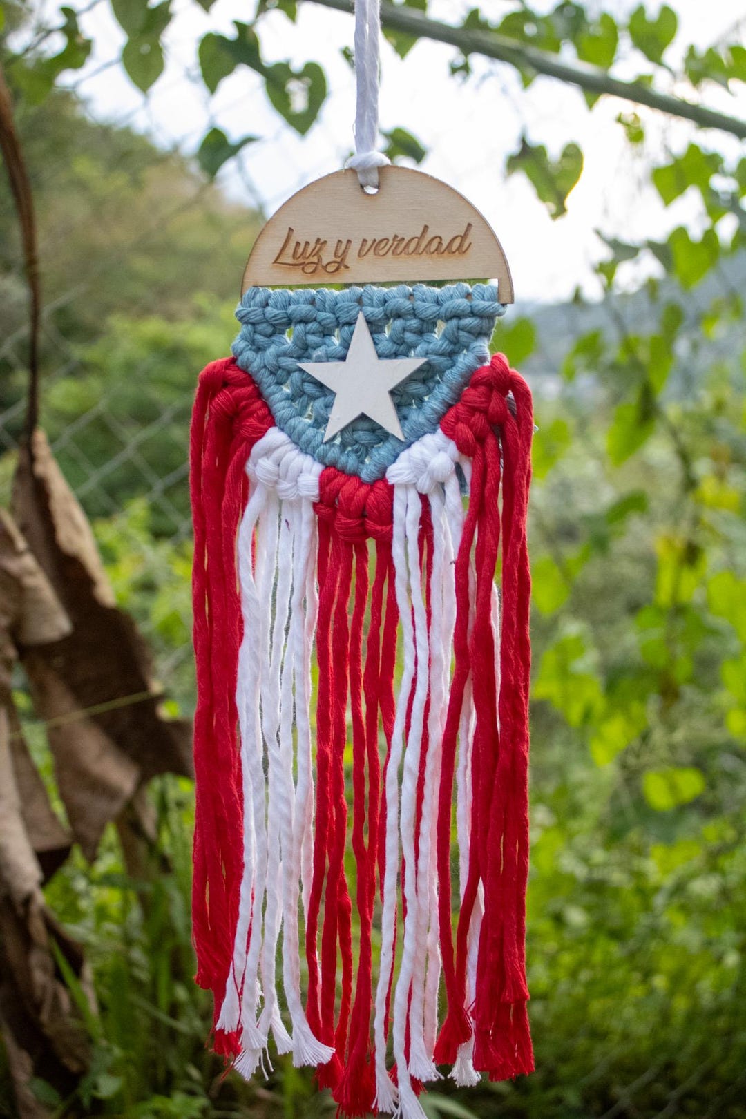 Puerto Rican Flag Inspired by the Christian Faith, Ideal for a Wall. - Etsy