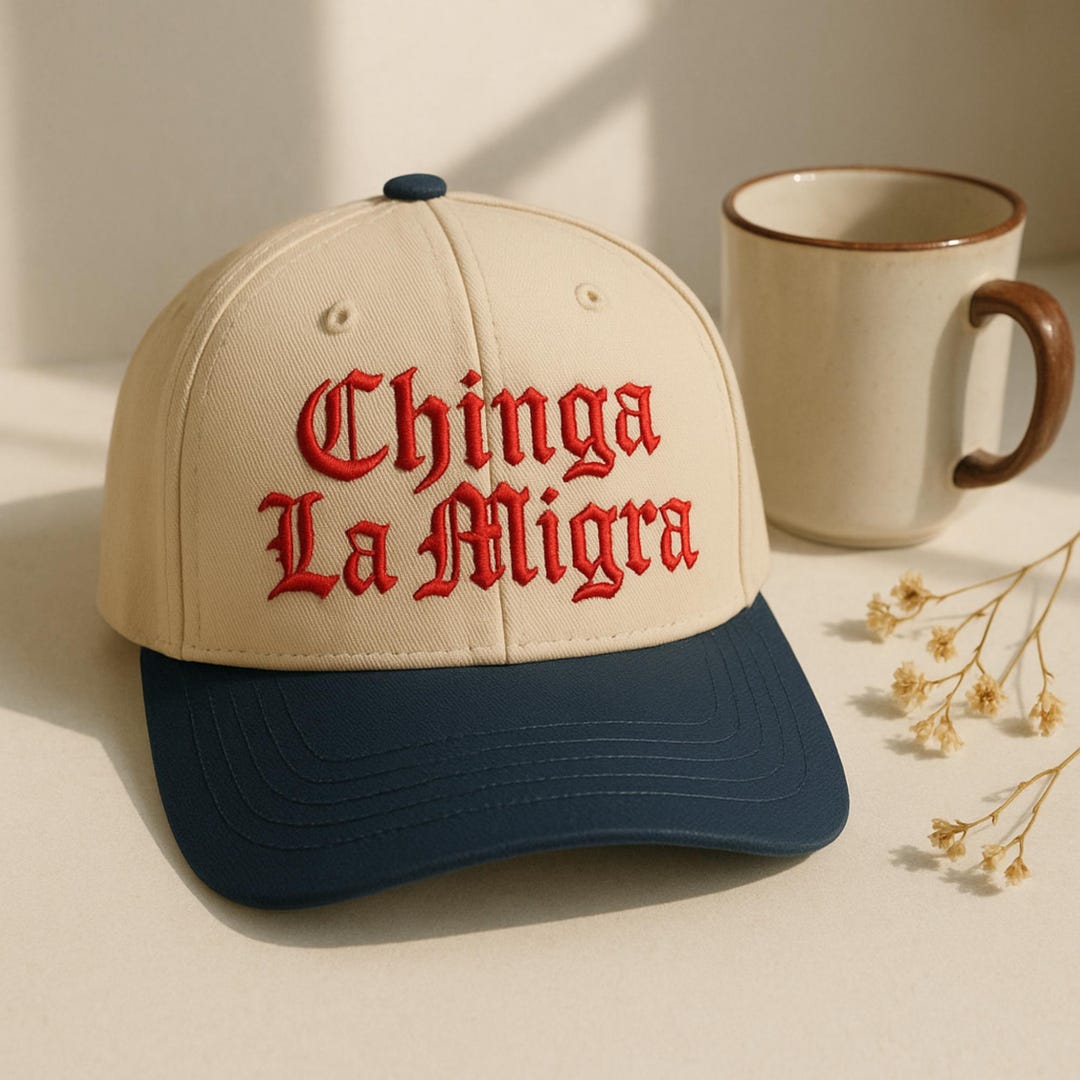 Embroidered Chinga La Migra Hat, Chinga La Migra Cap, Abolish Ice ...