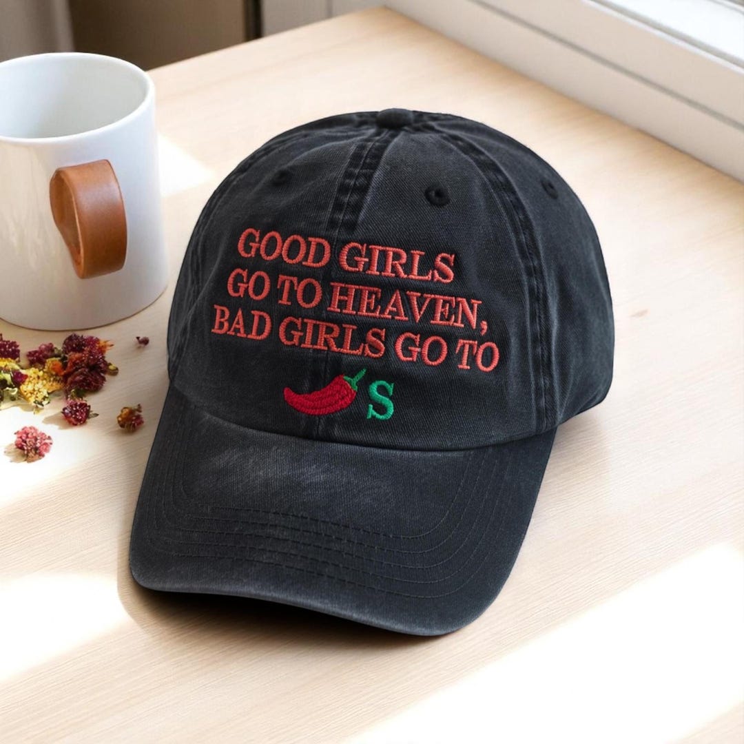 Embroidered Chili Pepper Hat, Gag Gift, Foodie Hat - Etsy
