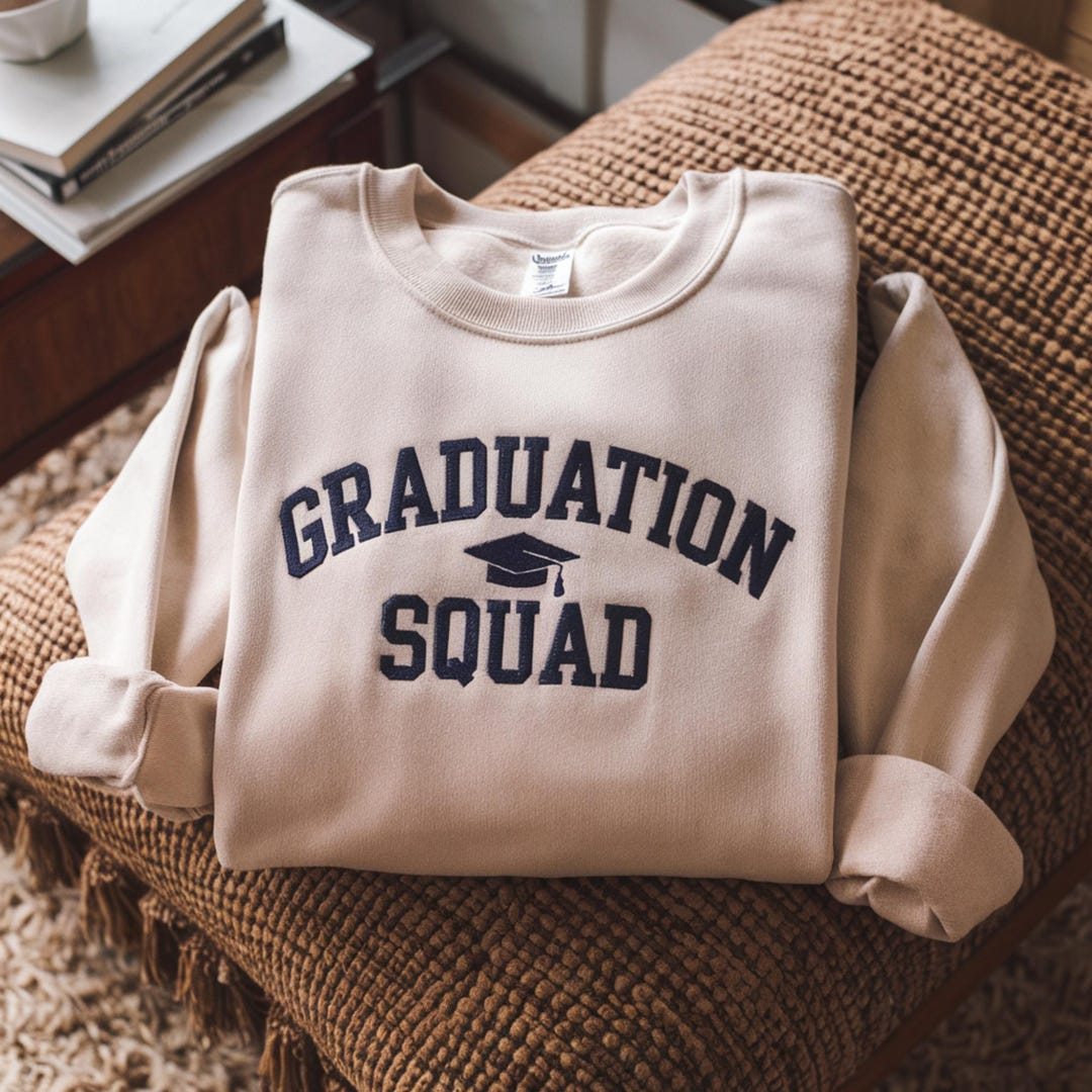 Embroidered Graduation Shirts, Family of Graduate Sweatshirt, Graduate ...