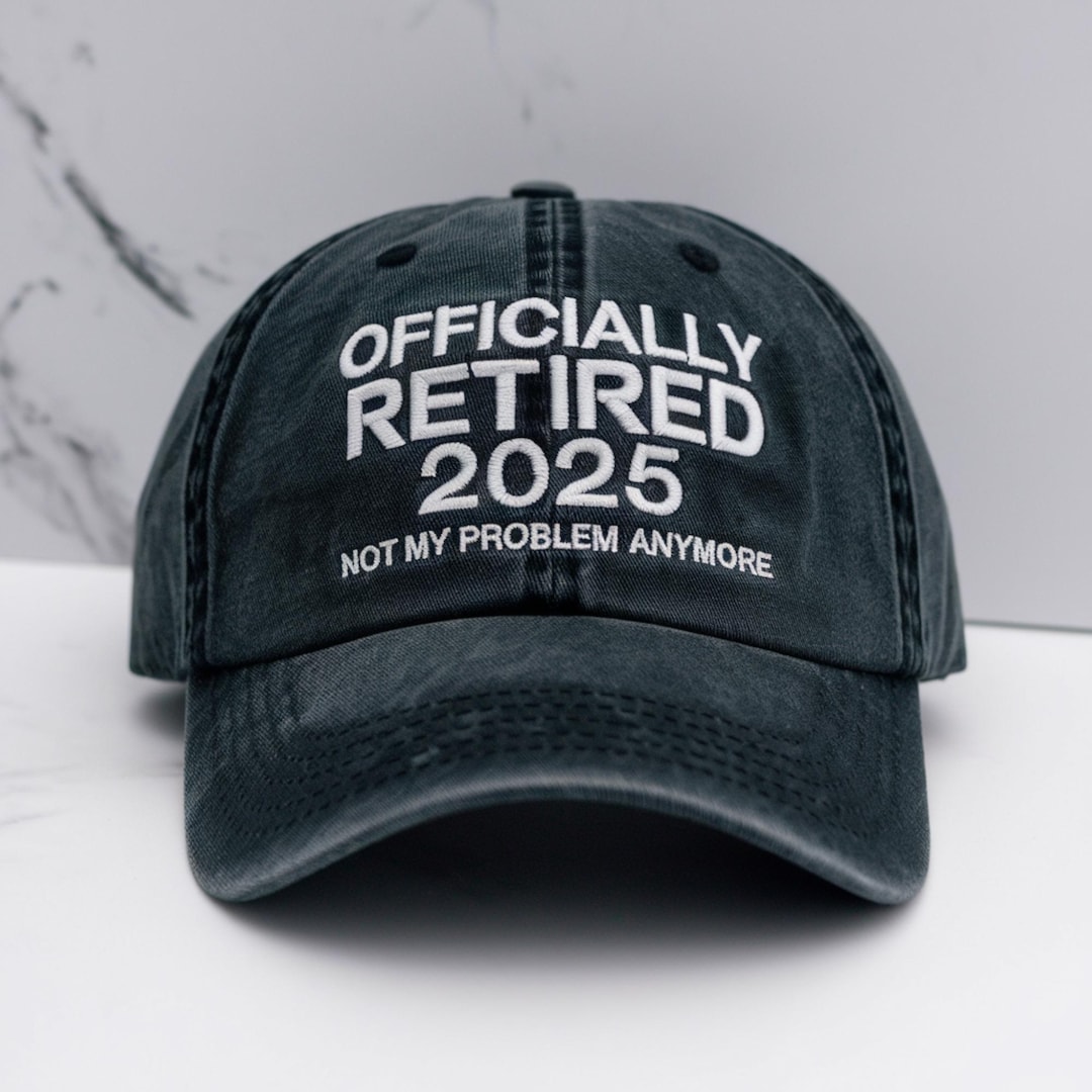 Embroidered Funny Retirement Hat, Retirement Gift for Women, Retirement ...