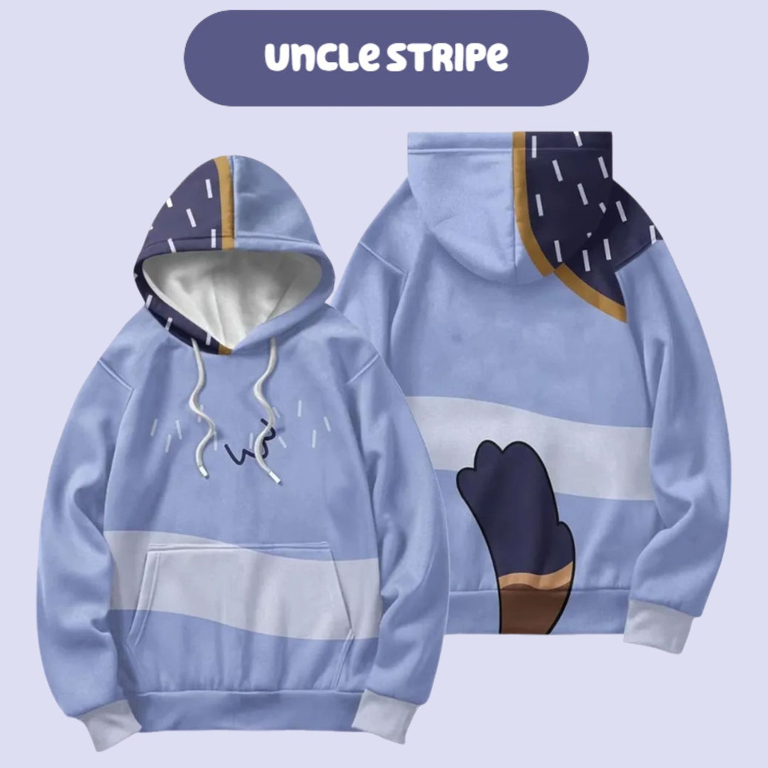 Uncle Dog Family 3D Cosplay Hoodie, Blue Heeler Costume 3D Hoodie ...