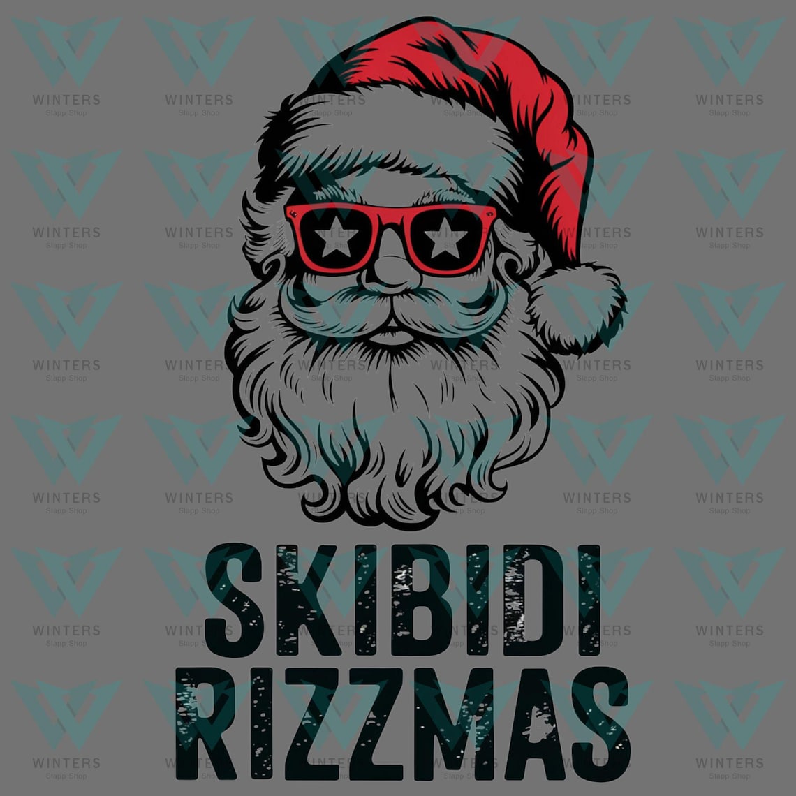 Skibidi Rizzmas Png, Merry Rizzmas Santa Bruh Christmas Png, Rizz the ...