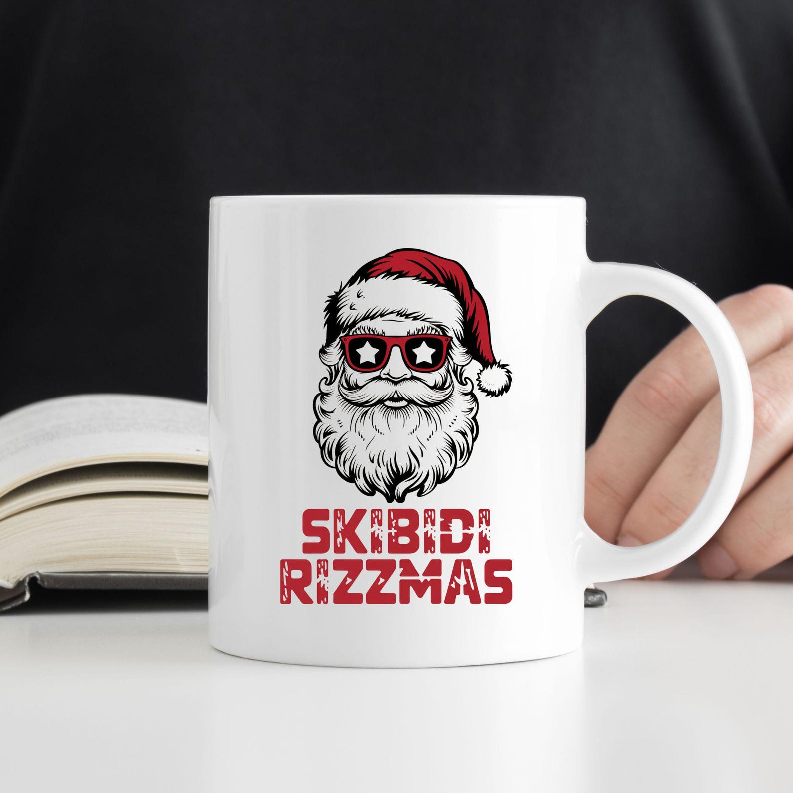 Skibidi Rizzmas Png, Merry Rizzmas Santa Bruh Christmas Png, Rizz the ...