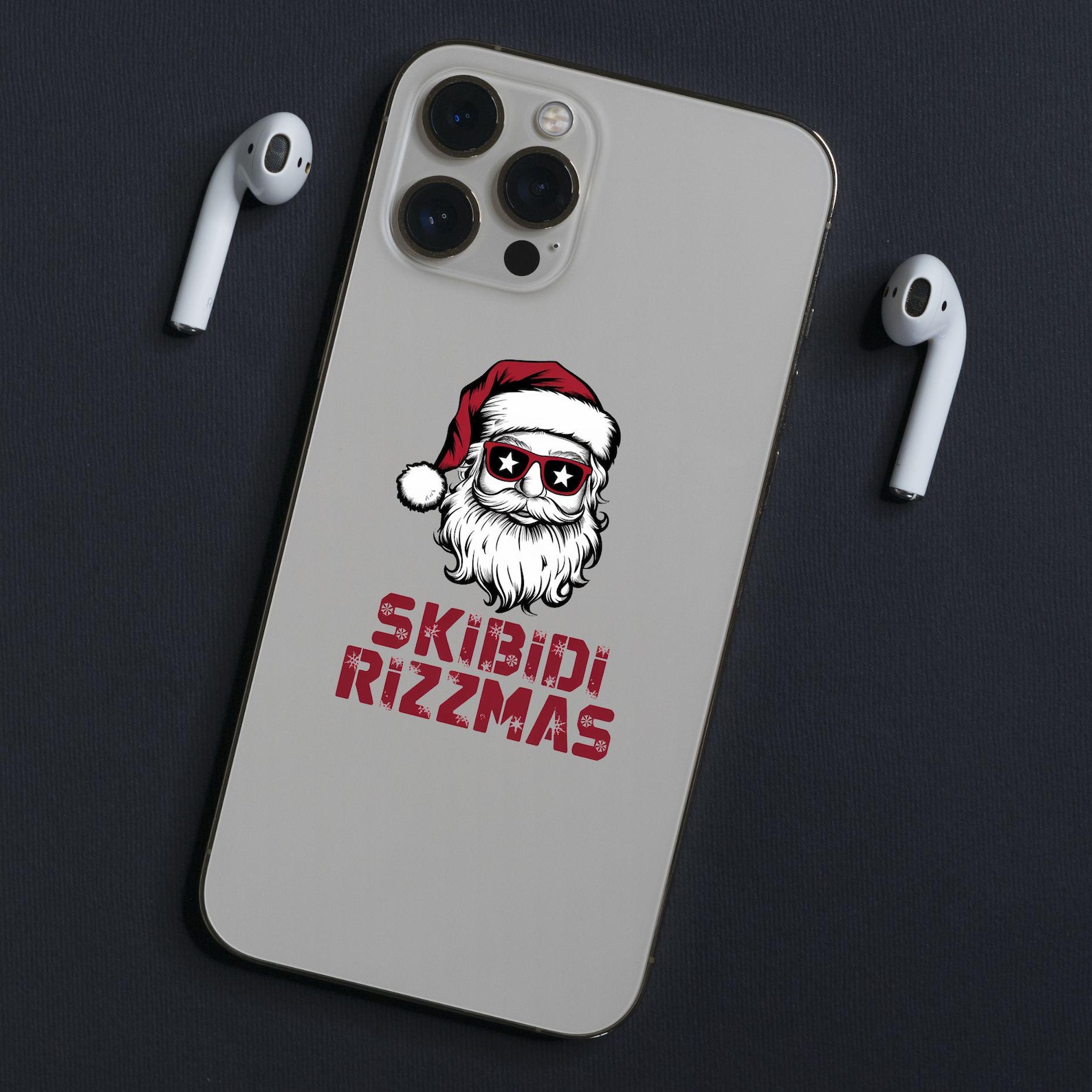 Skibidi Rizzmas Png, Merry Rizzmas Santa Bruh Christmas Png, Rizz the ...