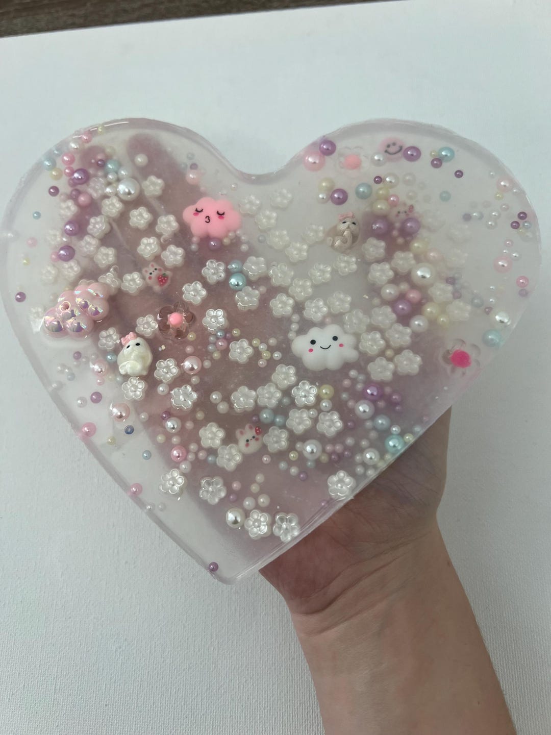 Heart Cute Pearly Picky Pad - Etsy