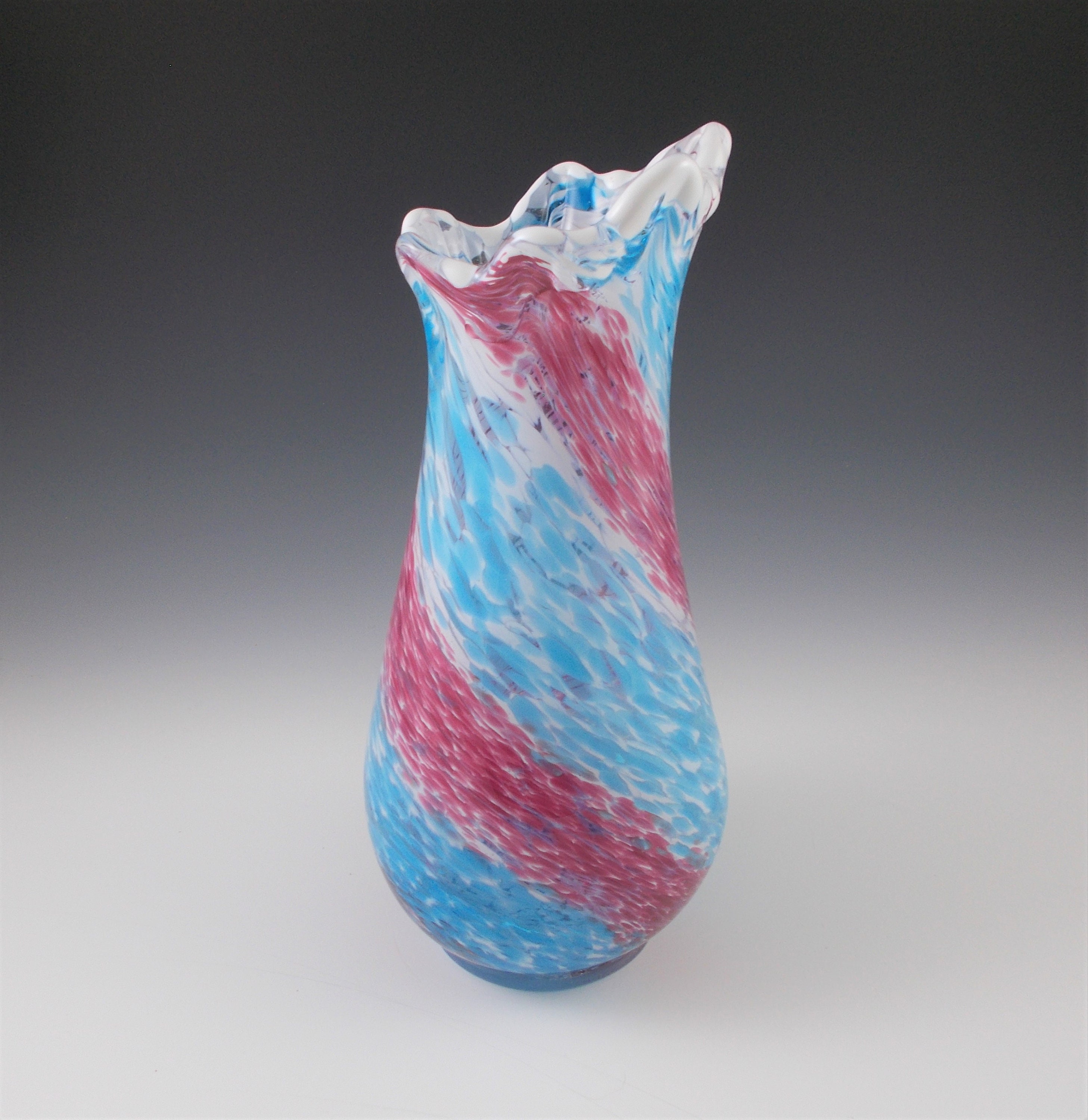 Glass Vase Glassblowing Glass Blown Hand Blown Vase | Etsy