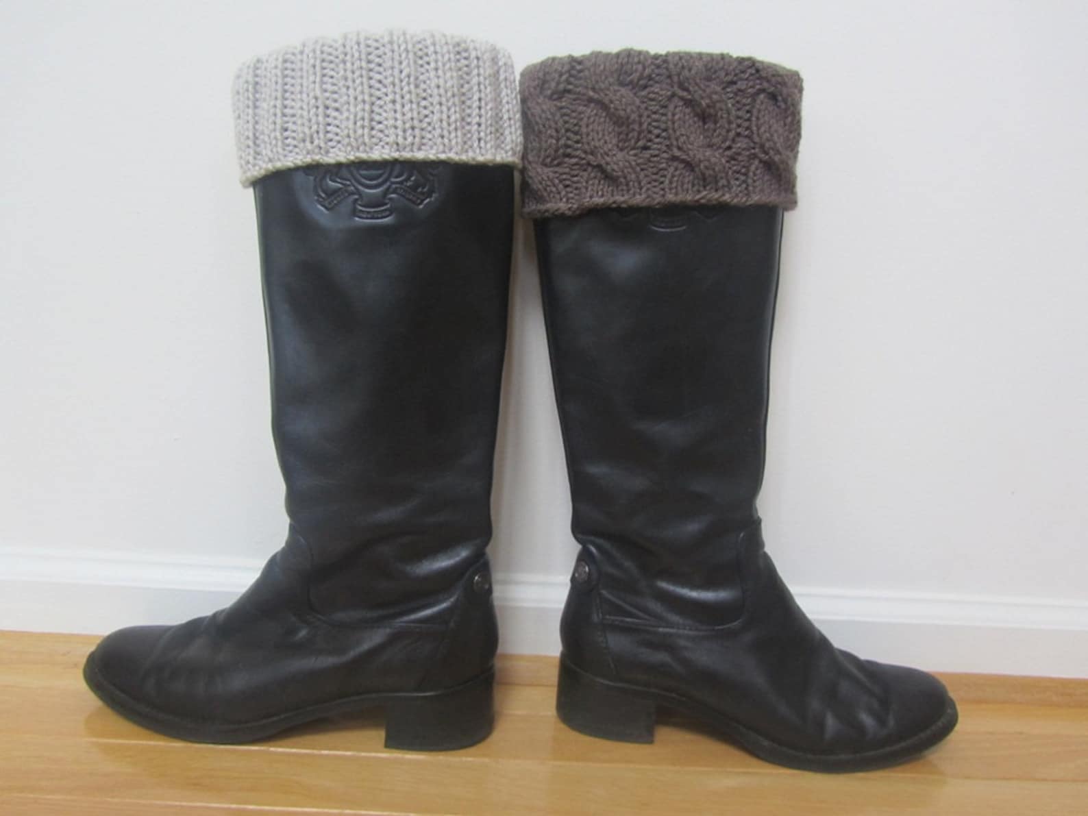 2 IN 1 - Hand Knitted Boot Toppers - Etsy