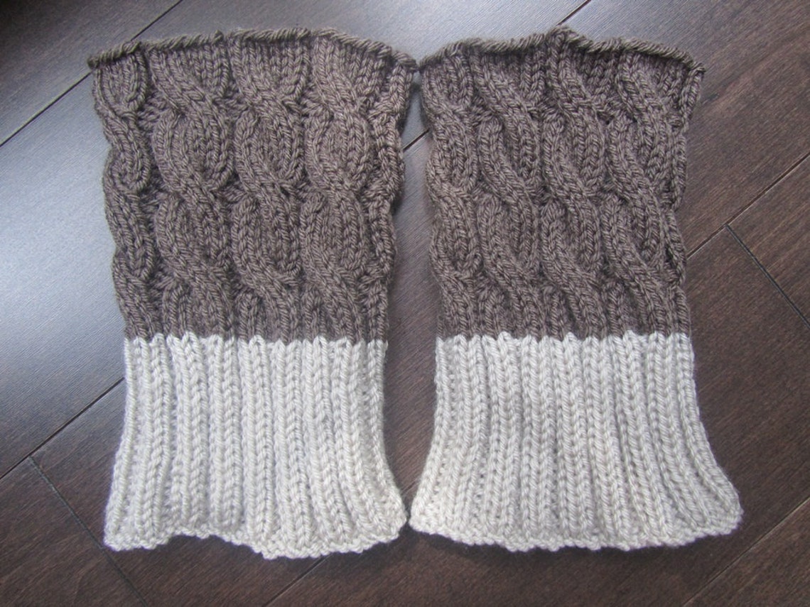 2 IN 1 - Hand Knitted Boot Toppers - Etsy