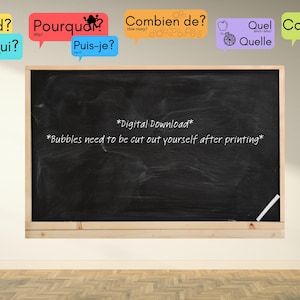 Mots Interrogatifs | Question Words | French Reference Posters ...