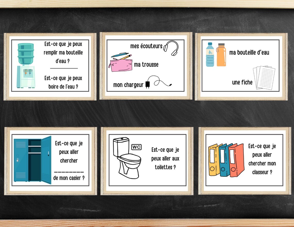French Classroom Phrases Printable / Helpful Reminder Phrases for ...