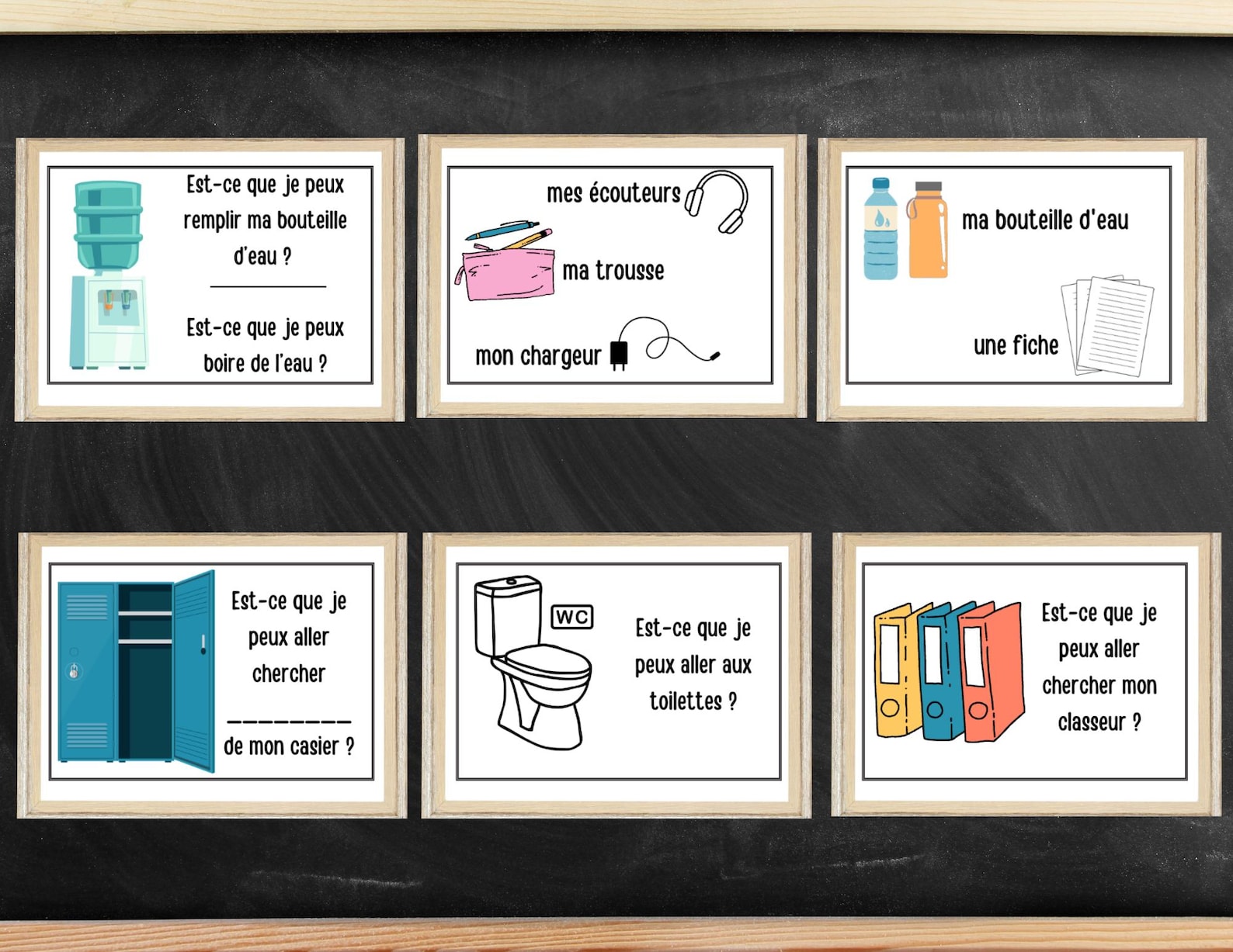 French Classroom Phrases Printable / Helpful Reminder Phrases for ...