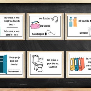 French Classroom Phrases Printable / Helpful Reminder Phrases for ...