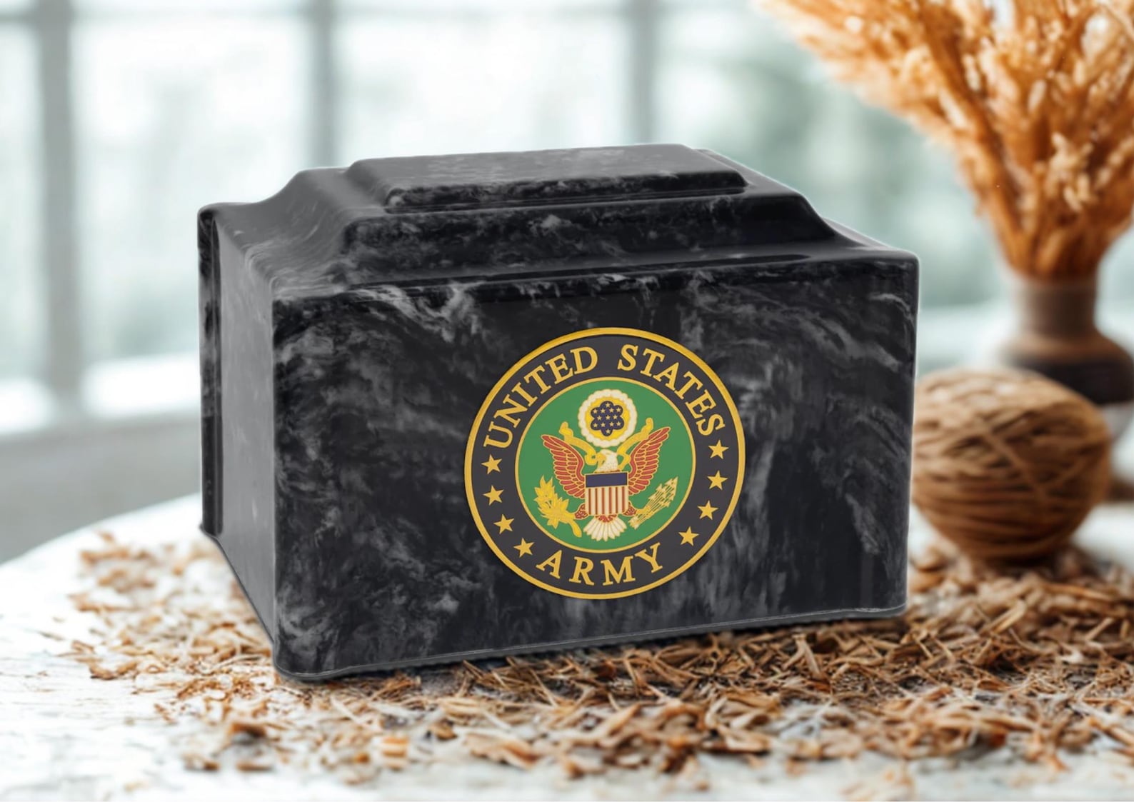 Military Marble Cremation Urn | US Army - Etsy