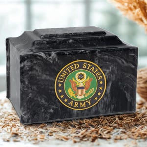 Military Marble Cremation Urn | US Army - Etsy