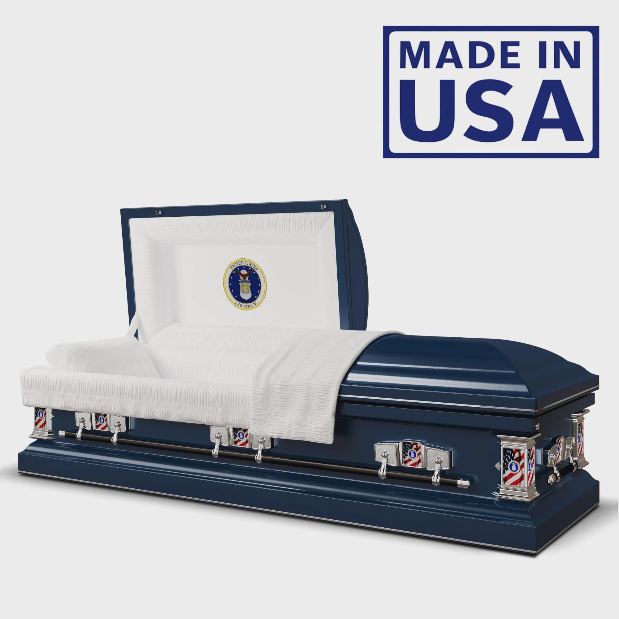 Veteran Premier | Steel Casket - Etsy