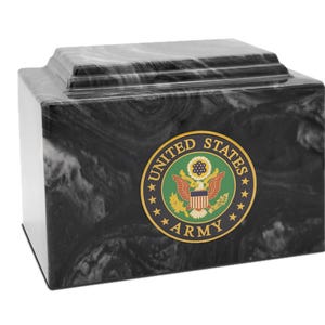 Military Marble Cremation Urn | US Army - Etsy