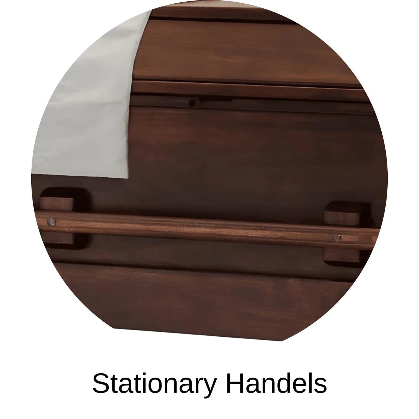 Pillar (poplar) Wood Casket With Satin Cherry Finish - Etsy