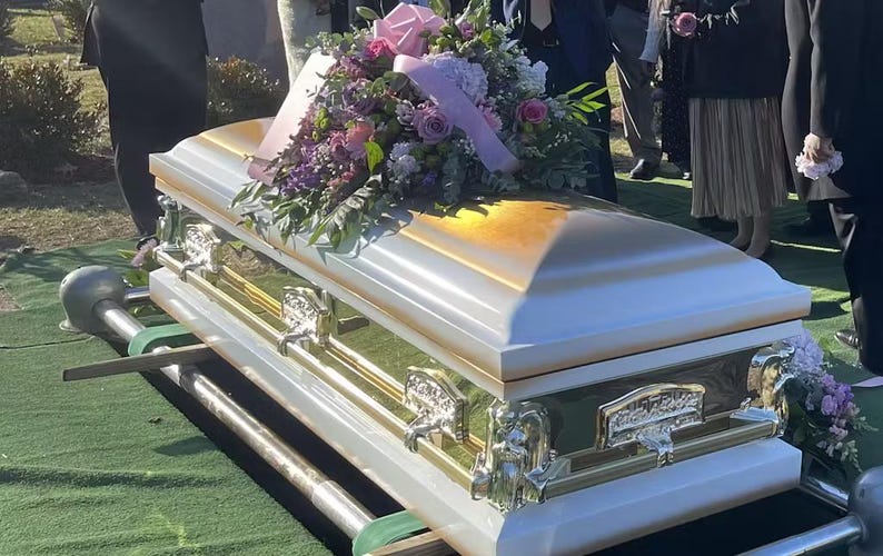 Angel Reflections | White and Gold Steel Religious Casket - Etsy