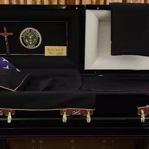 Veteran Premier | Steel Casket - Etsy