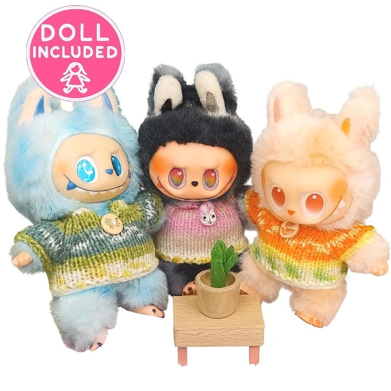 Labubu Rainbow Doll - Etsy UK