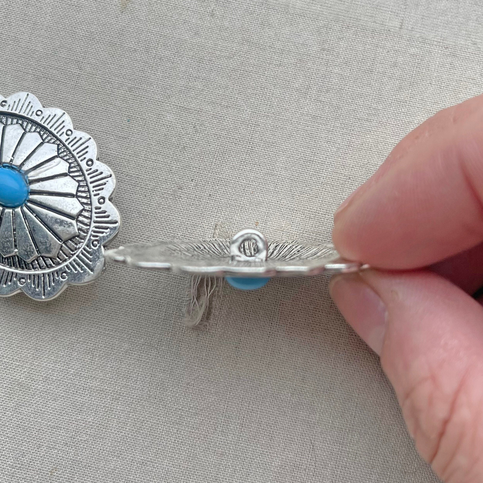 Big Concho Button Southwestern Concho Button Turquoise | Etsy