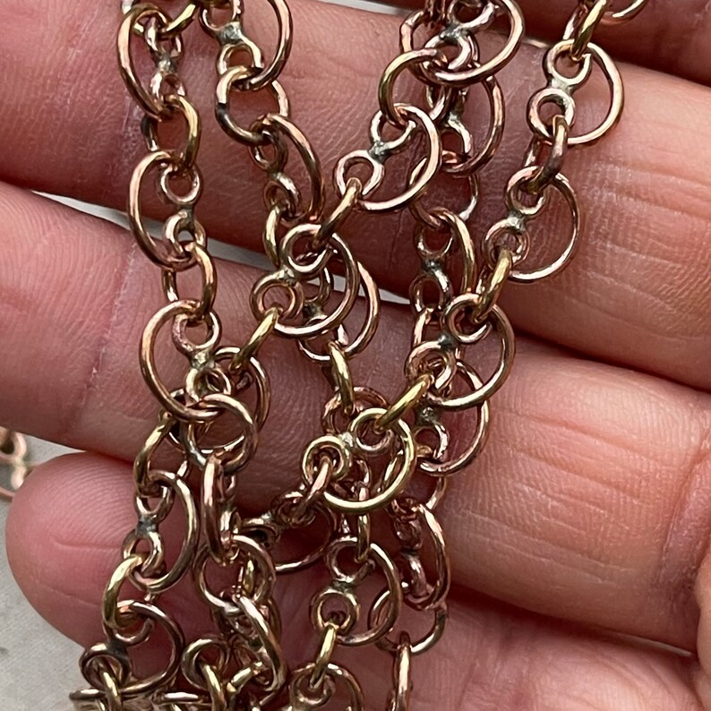 Pretzel Chain, Scroll Brass Chain, Pretzel Brass Chain, 8x6mm Chain ...