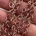 Half Moon Pretzel Chain, Copper Chain, 8x6mm Chain, Soldered Chain ...