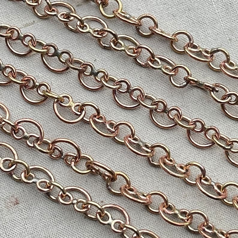 Pretzel Chain, Scroll Brass Chain, Pretzel Brass Chain, 8x6mm Chain ...