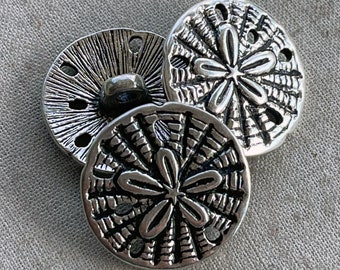 Sand Dollar Button - Etsy