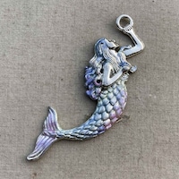 Tri Metal Mermaid, Copper , Bronze and Silver Mermaid. - Etsy