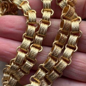 Matte Gold Book Chain, Vintage Style Bookchain, 8x5mm Oval, Dry Gulch ...