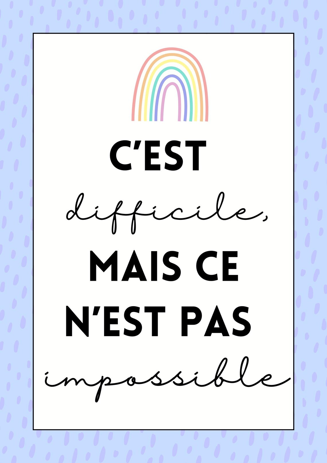 French Classroom Motivational Posters / Les Affiches De Motivation Pour ...