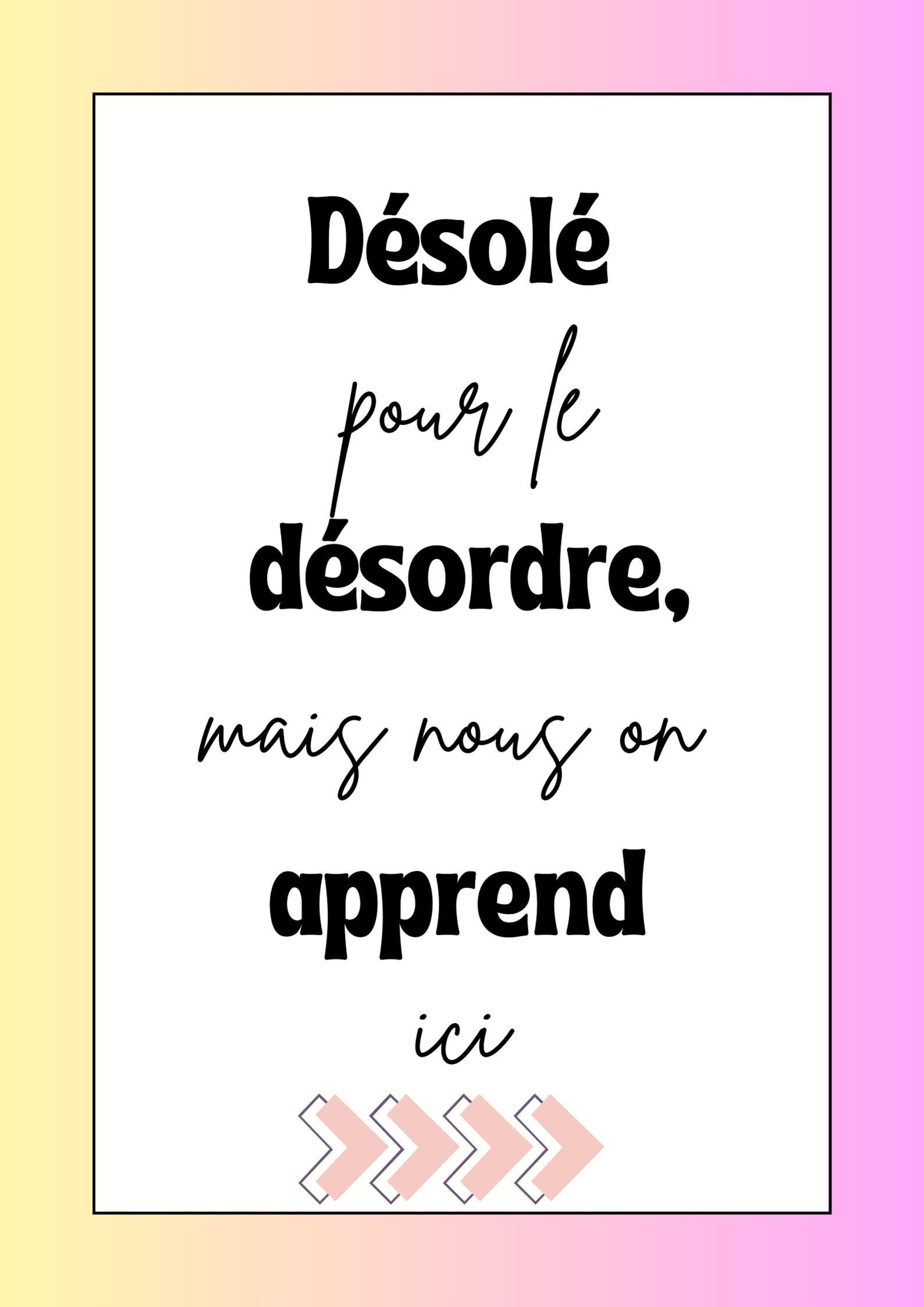 French Classroom Motivational Posters / Les Affiches De Motivation Pour ...
