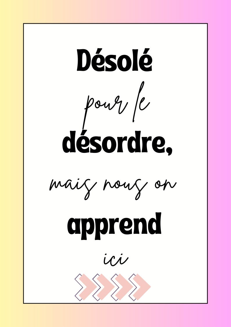 French Classroom Motivational Posters / Les Affiches De Motivation Pour ...
