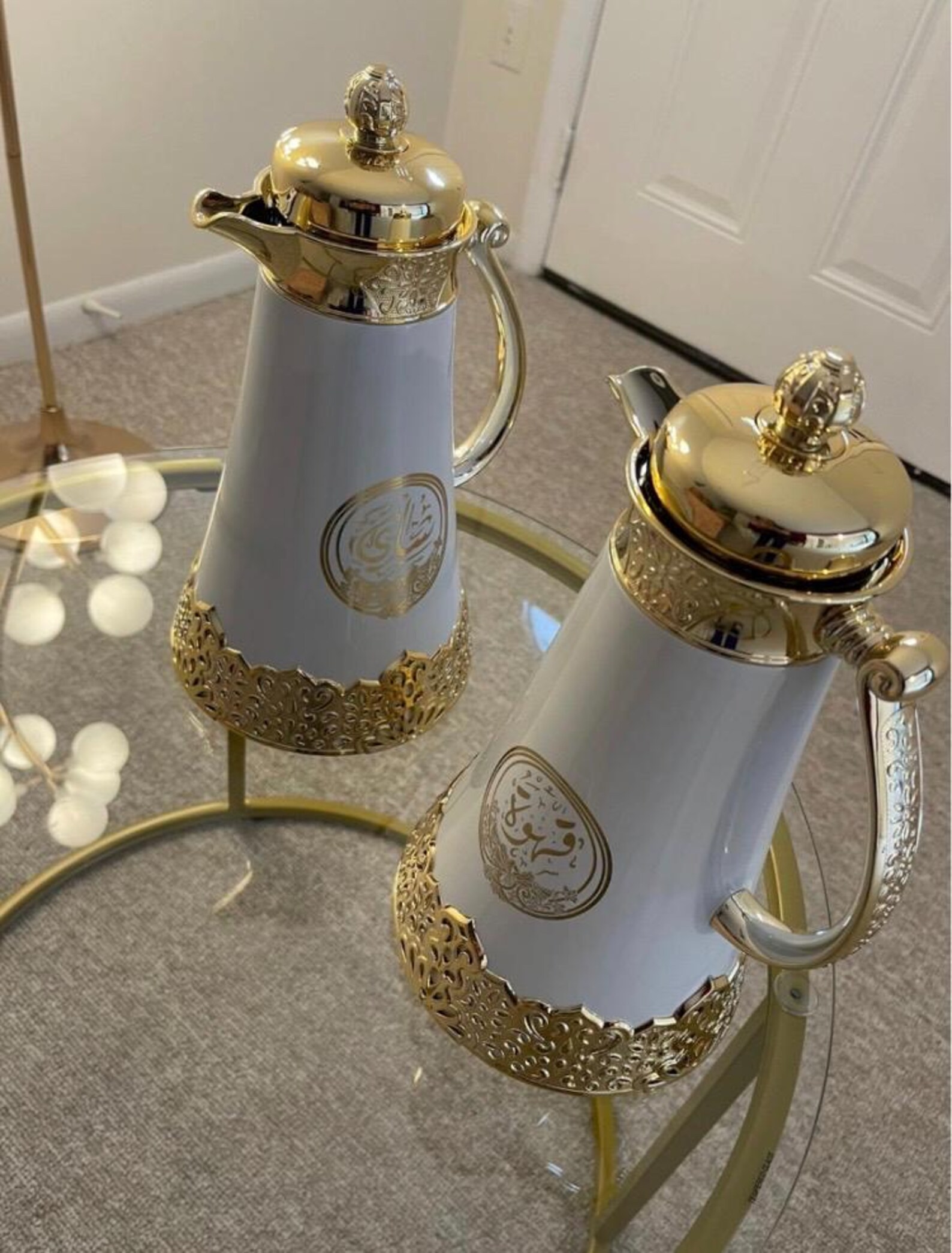 Luxury Arabic Style Dallah Vacuum Flask Thermos With Handmade ...