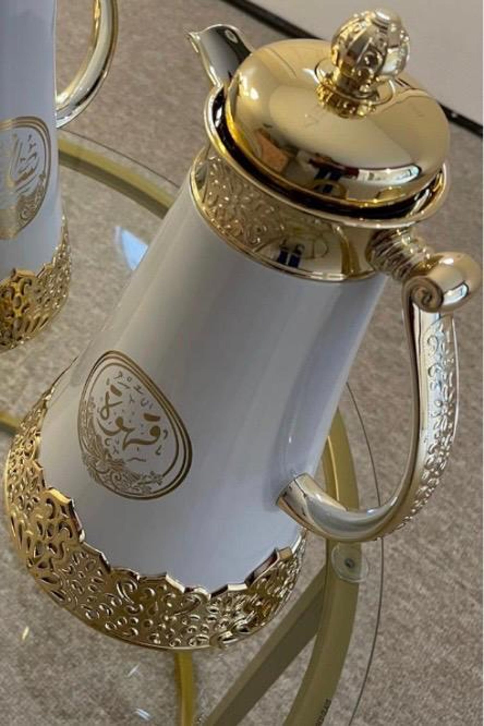 Luxury Arabic Style Dallah Vacuum Flask Thermos With Handmade ...