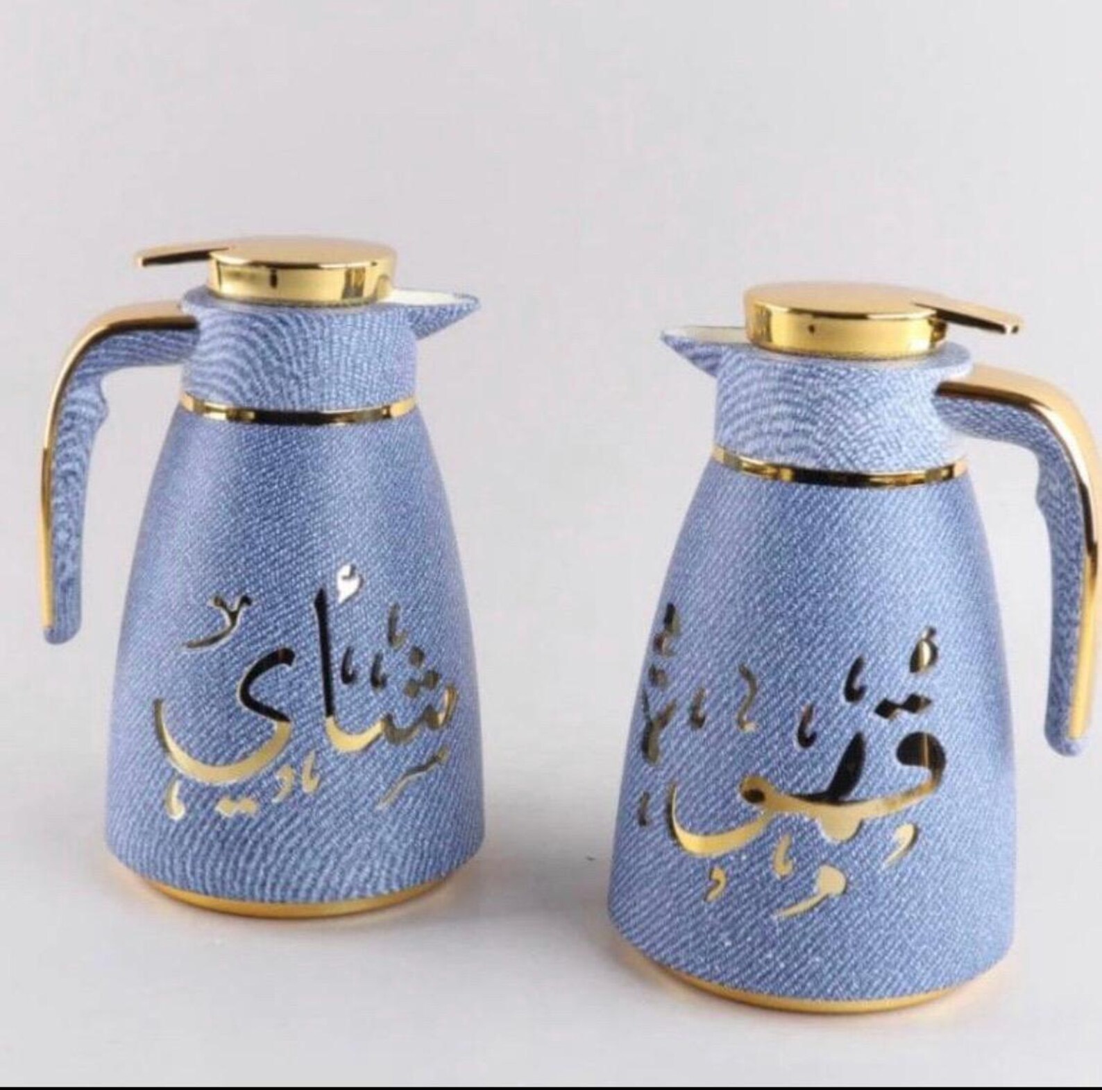 Luxury Beautiful Arabic Style Dallah Vacuum Flask Thermos With Handmade ...