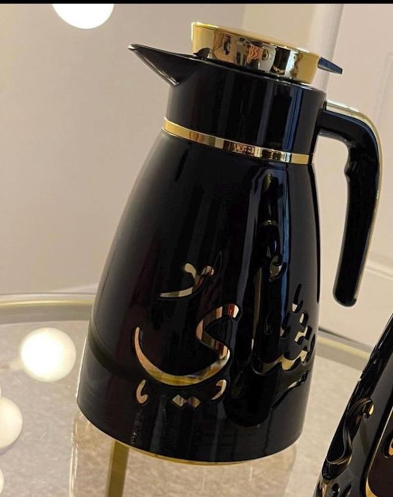 Luxury Beautiful Arabic Style Dallah Vacuum Flask Thermos With Handmade ...
