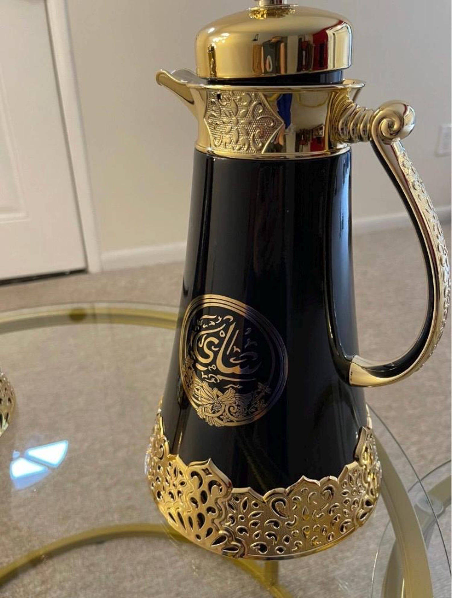 Luxury Arabic Style Dallah Vacuum Flask Thermos With Handmade ...