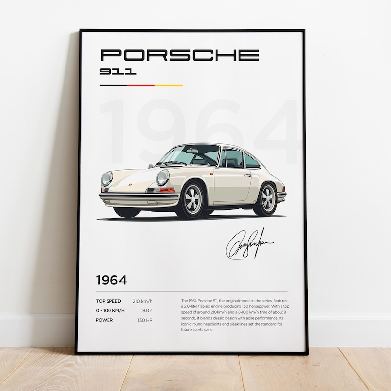 Porsche Prints - Etsy