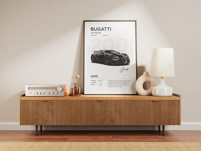 Bugatti Veyron Poster, Bugatti Veyron Print, Bugatti Poster, Bugatti ...