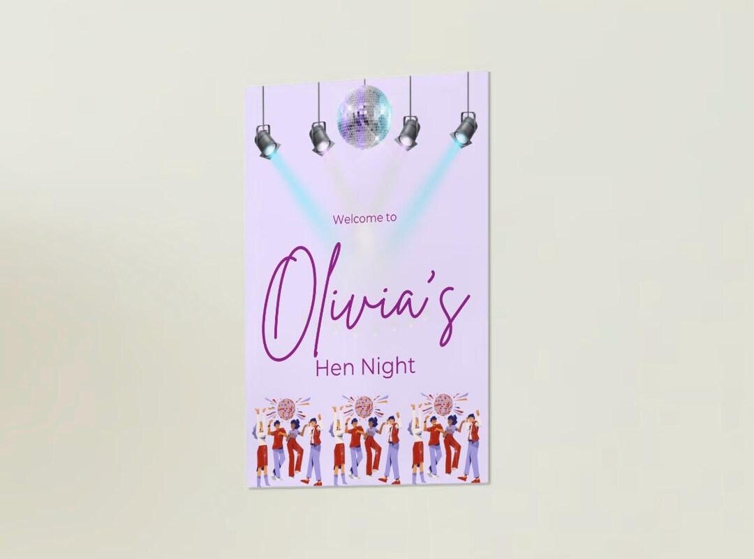 Personalised Hen Welcome Sign - Etsy