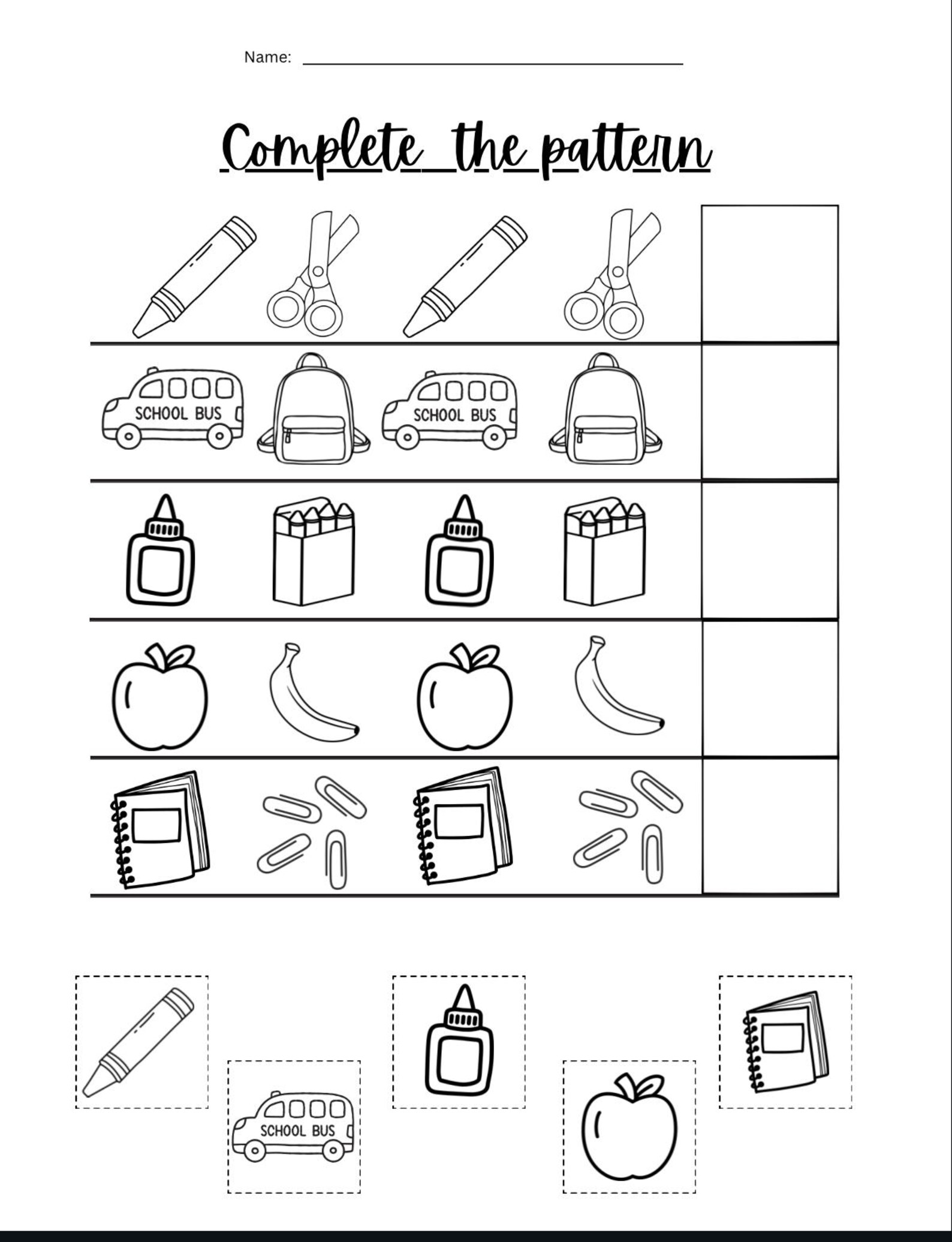 Pre K Worksheets, Tracing, Numbers - Etsy