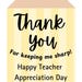 Teacher Tag, Keeping Me Sharp Teacher Appreciation Tag, Pencil Thank ...