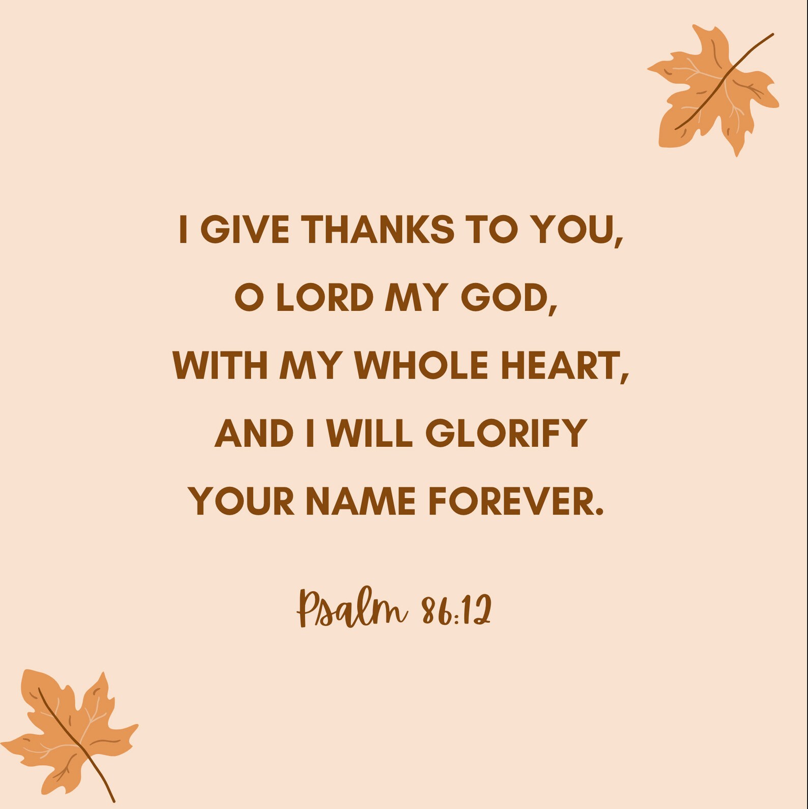 Fall Christian Wall Art Prints, Psalm Scriptures, Thanksgiving Decor ...